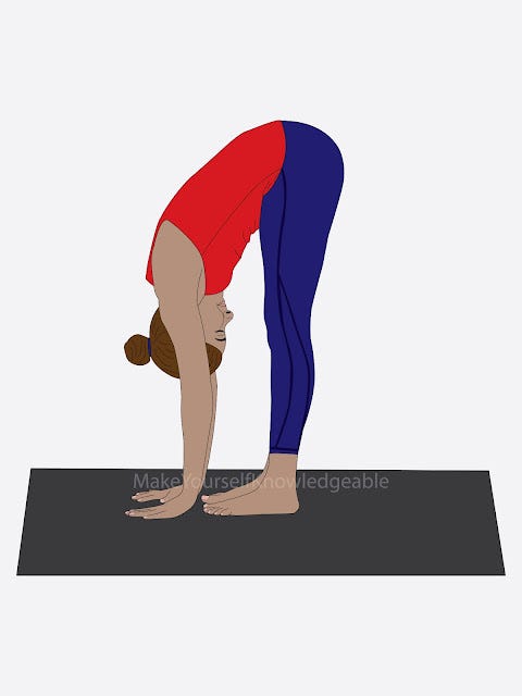 Standing Forward Bend Yoga