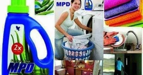 A hygiene all purpose cleaning agent:Forever Aloe MPD® liquid detergent ...