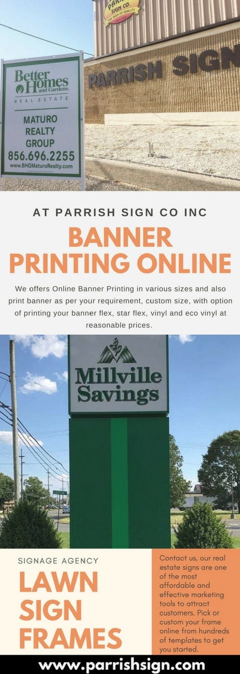 Lawn Sign Frames. Are you looking for a signage agency to… | by Parrish ...