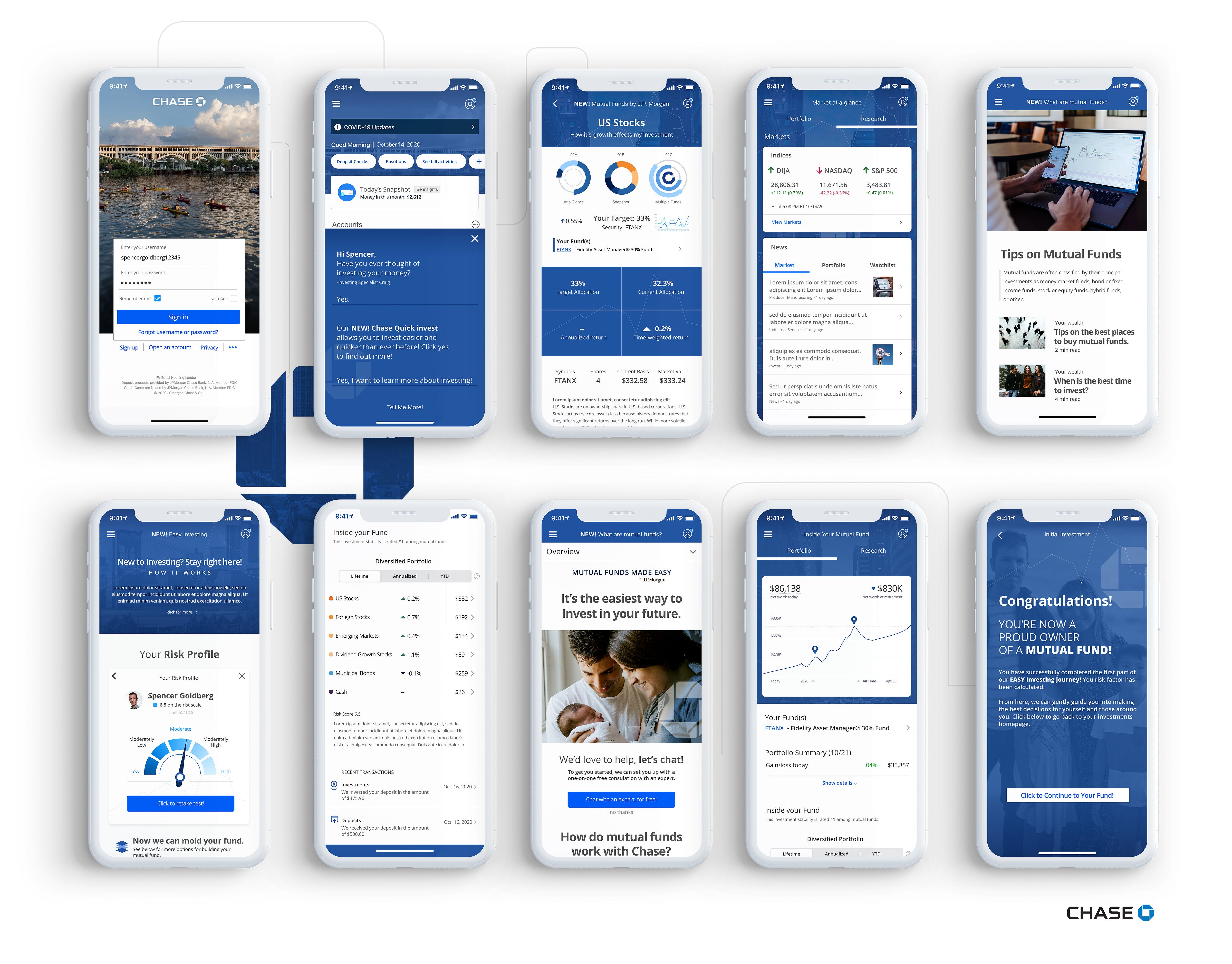 Case study: Giving the Chase bank app a UX makeover | by Spencer ...