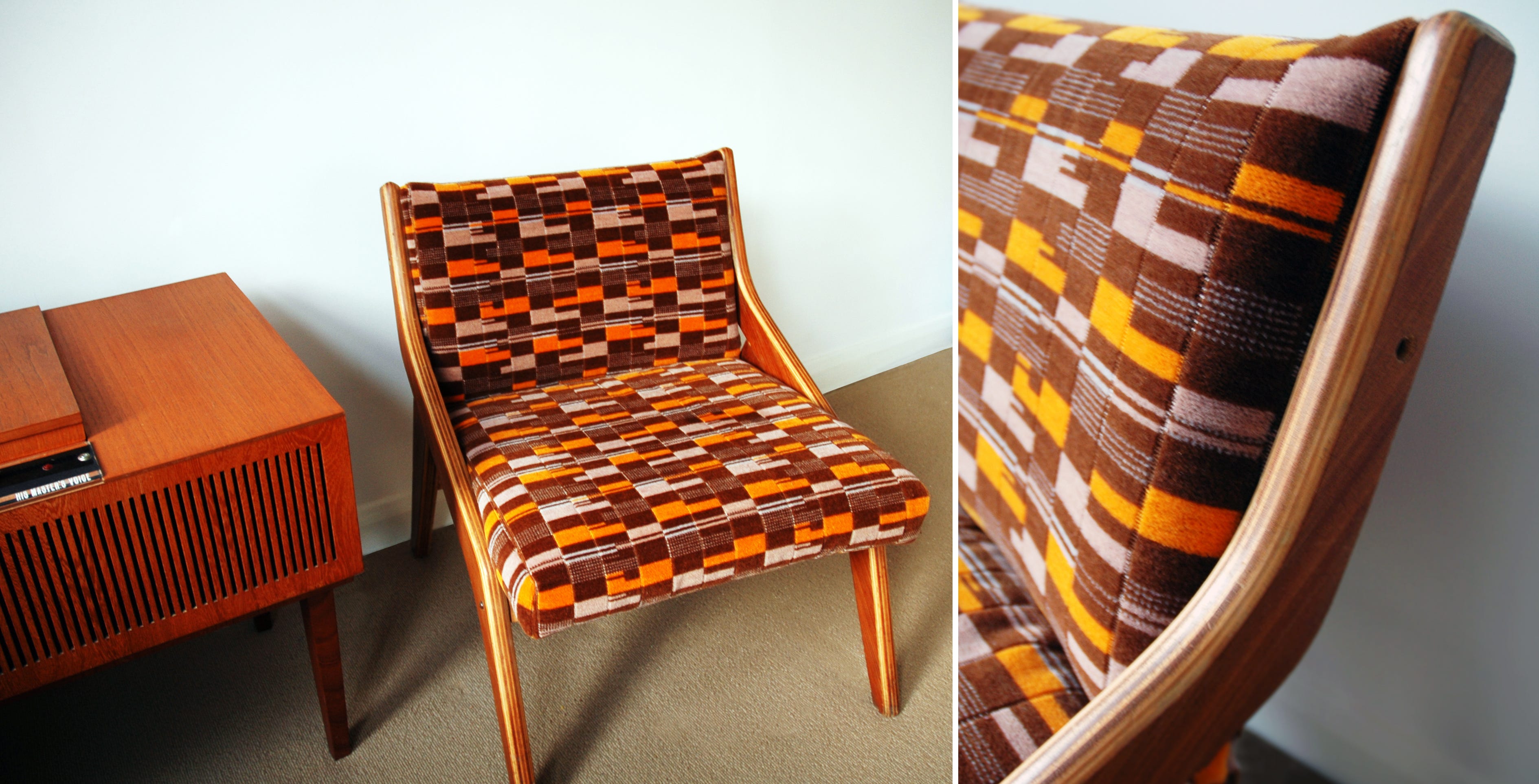 Overground moquette reupholstery | by Peter Collins | Medium