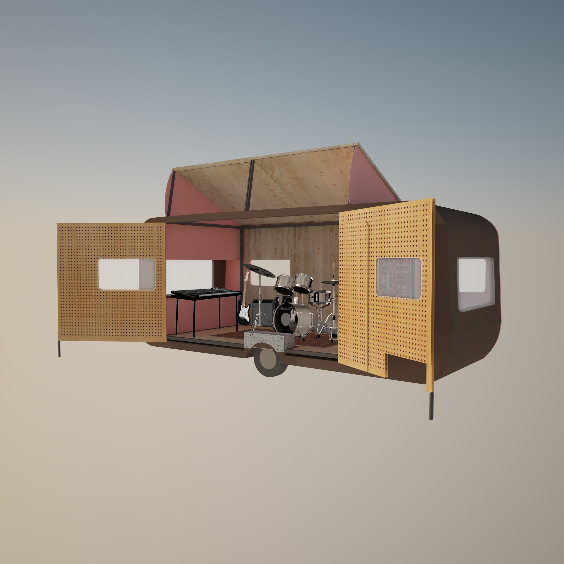 Buliding a mobile stage and studio | by Marko Linczenyi | Medium