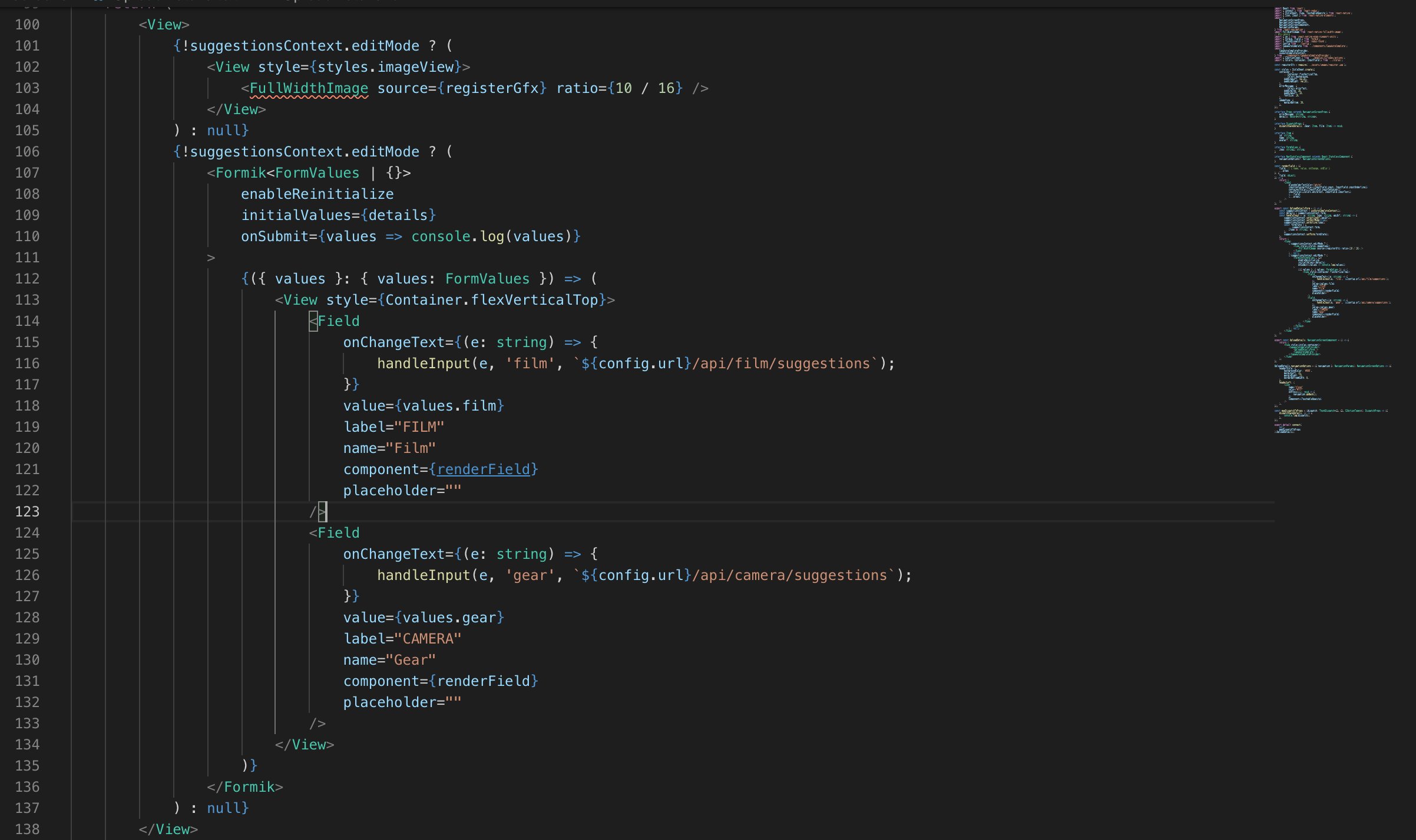 Dynamic Suggestion Inputs With React Native Typescript And Context Api