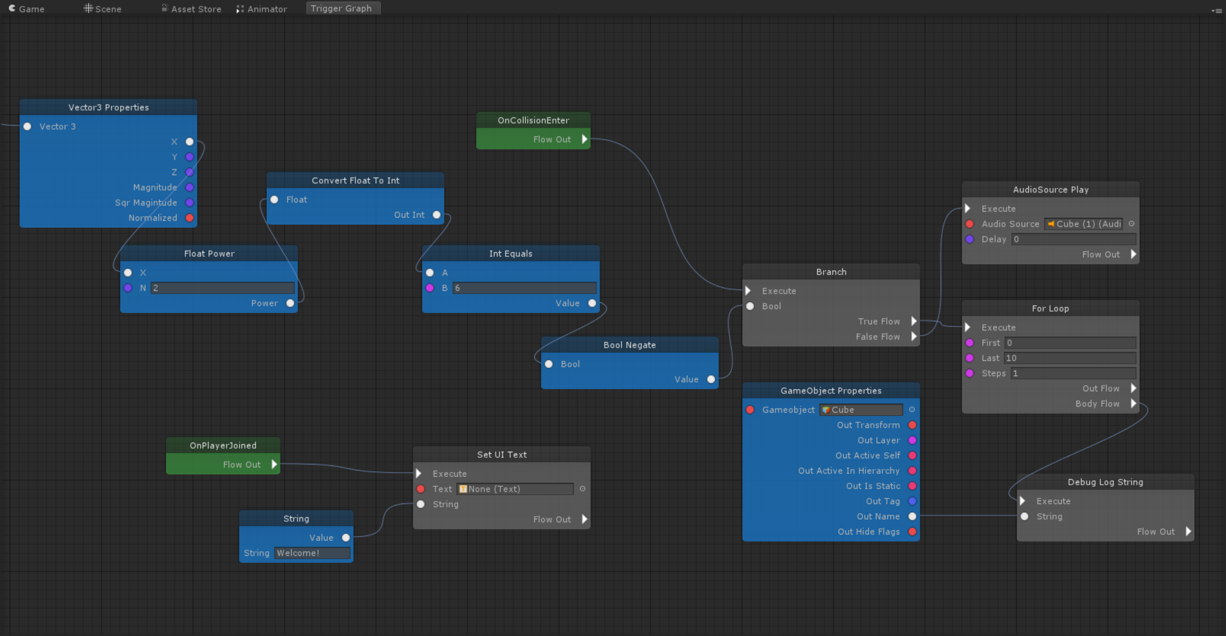 VRChat “Node Graph”, Playmaker, and Soon™ | by VRChat | Medium