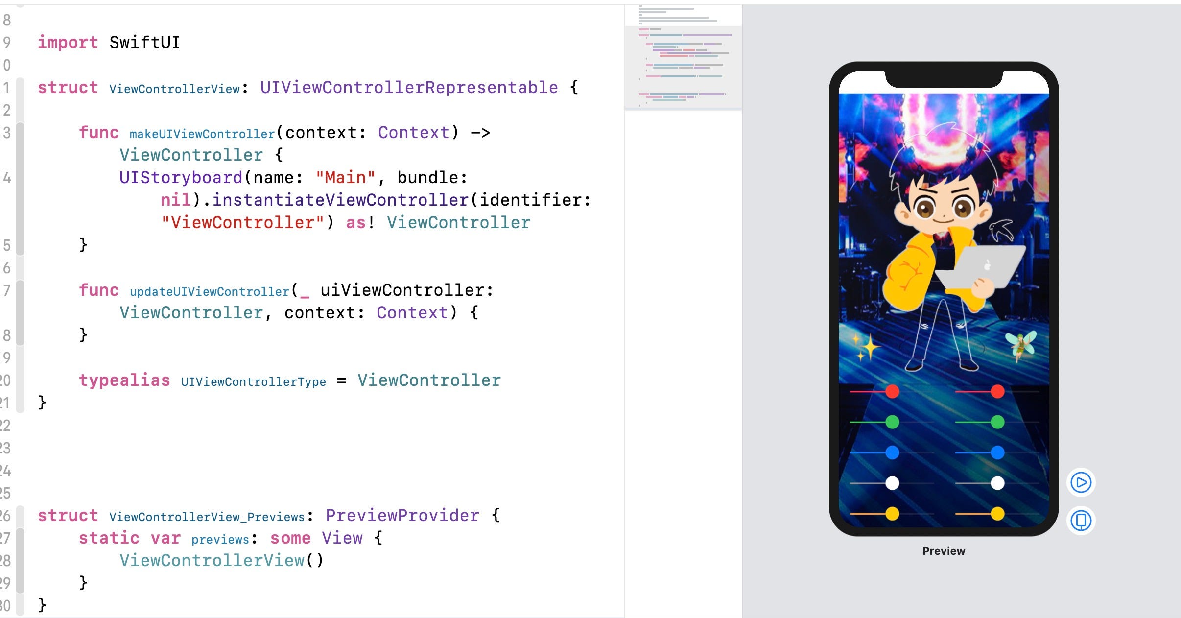 讓 view controller & UIKit view 也能享用 SwiftUI 方便的 preview | by 彼得潘的 iOS App Neverland | 彼得潘的 Swift ...