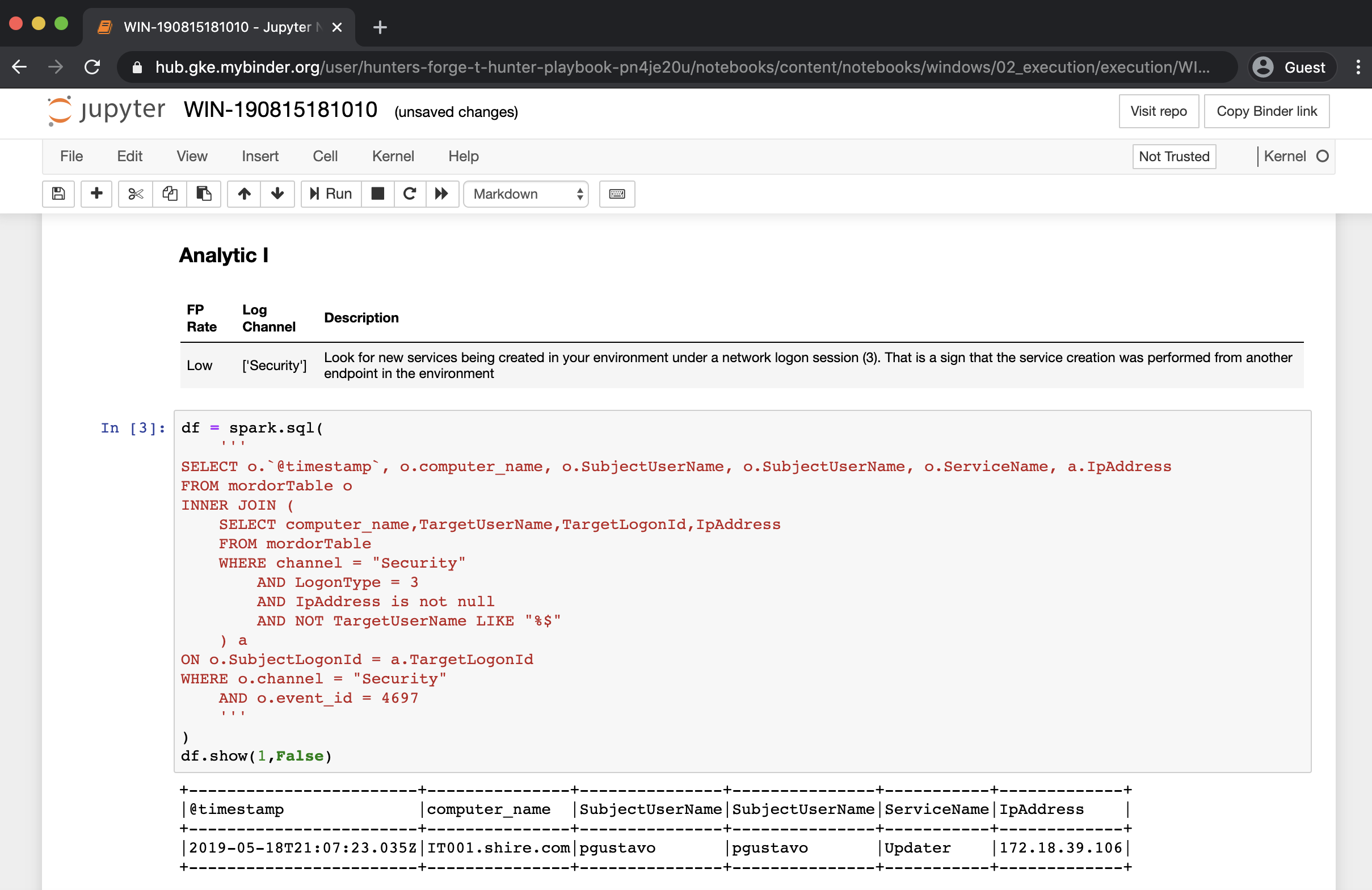 Writing an Interactive Book 📖 over the Threat Hunter Playbook 🏹 with ...