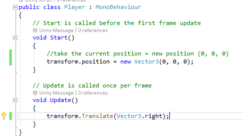 Making a Player move in Unity. In this section I will make my player ...