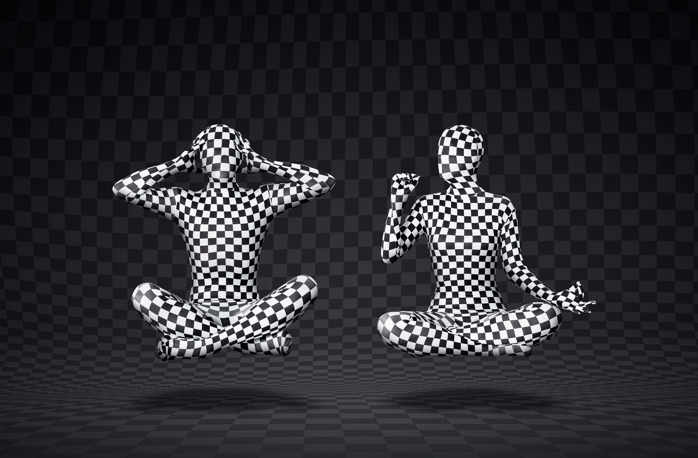 Doing business wearing GIMP suits - Anton & Irene - Medium