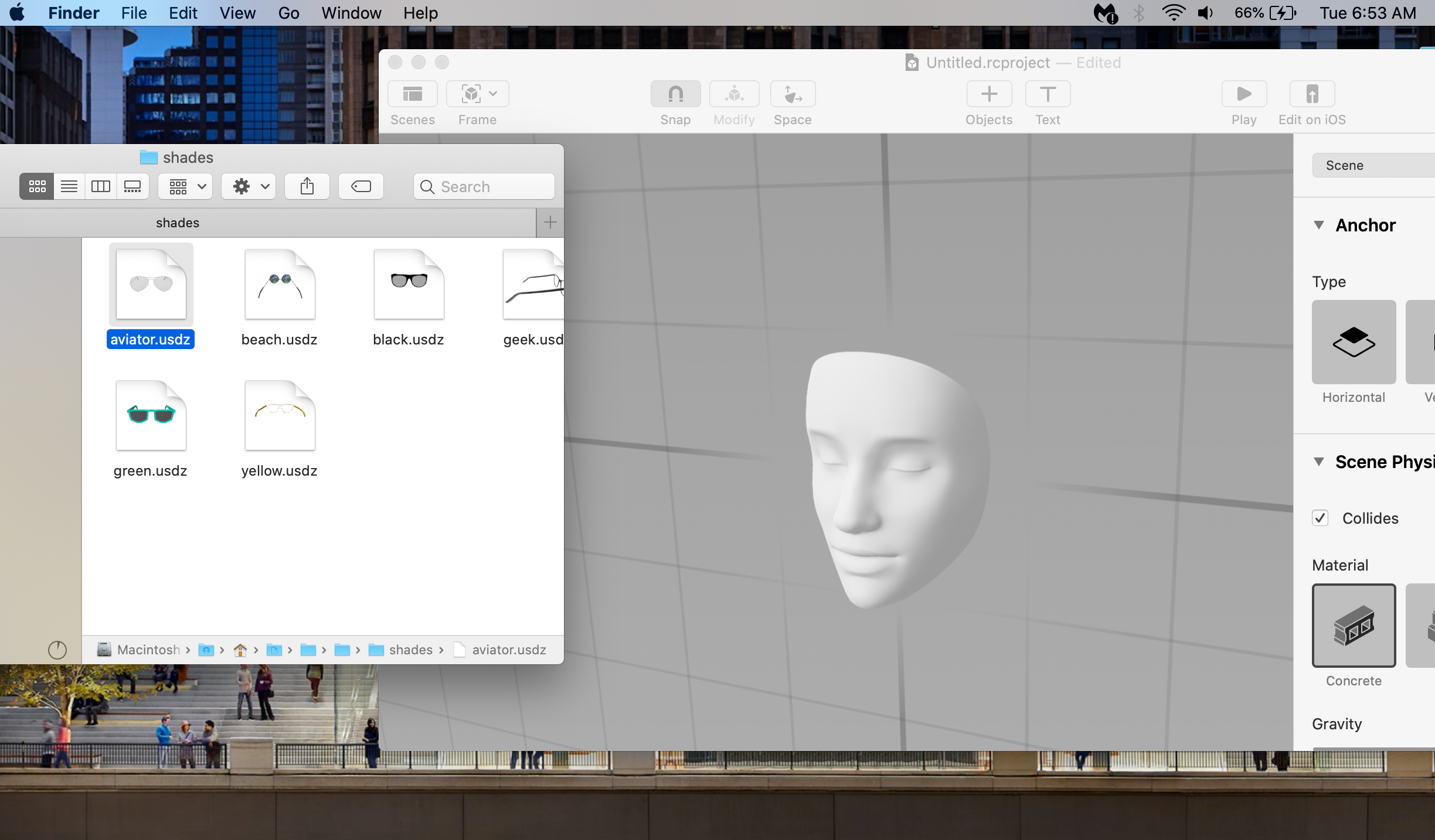 Create Lenskart like AR app using iOS RealityComposer and RealityKit with almost no coding | by ...