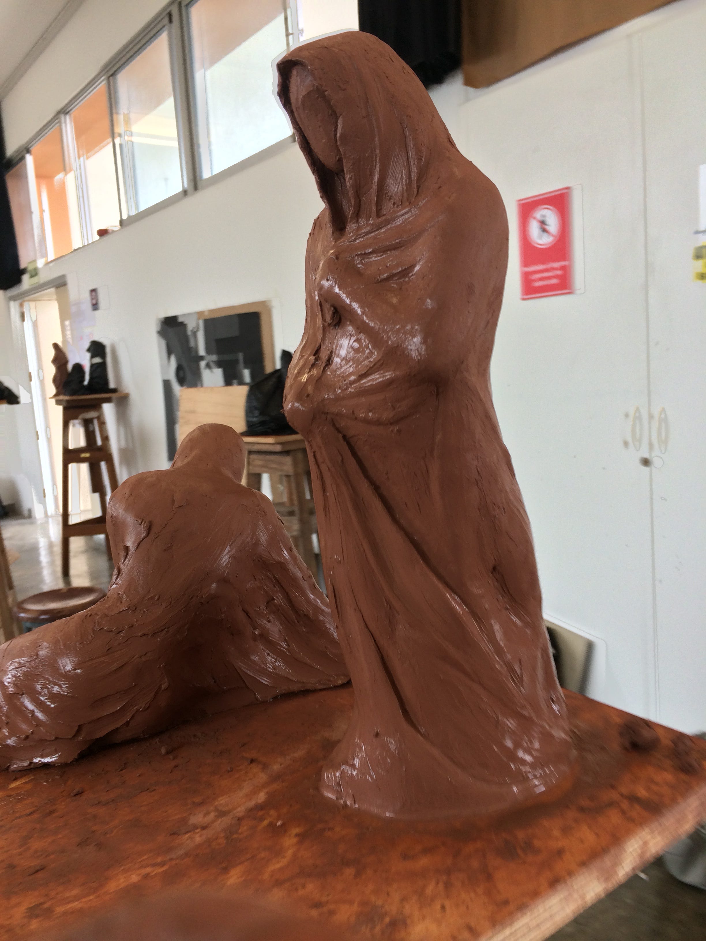 DIBUJO MODELADO: Modelado en arcilla de figura humana con manto | by ...