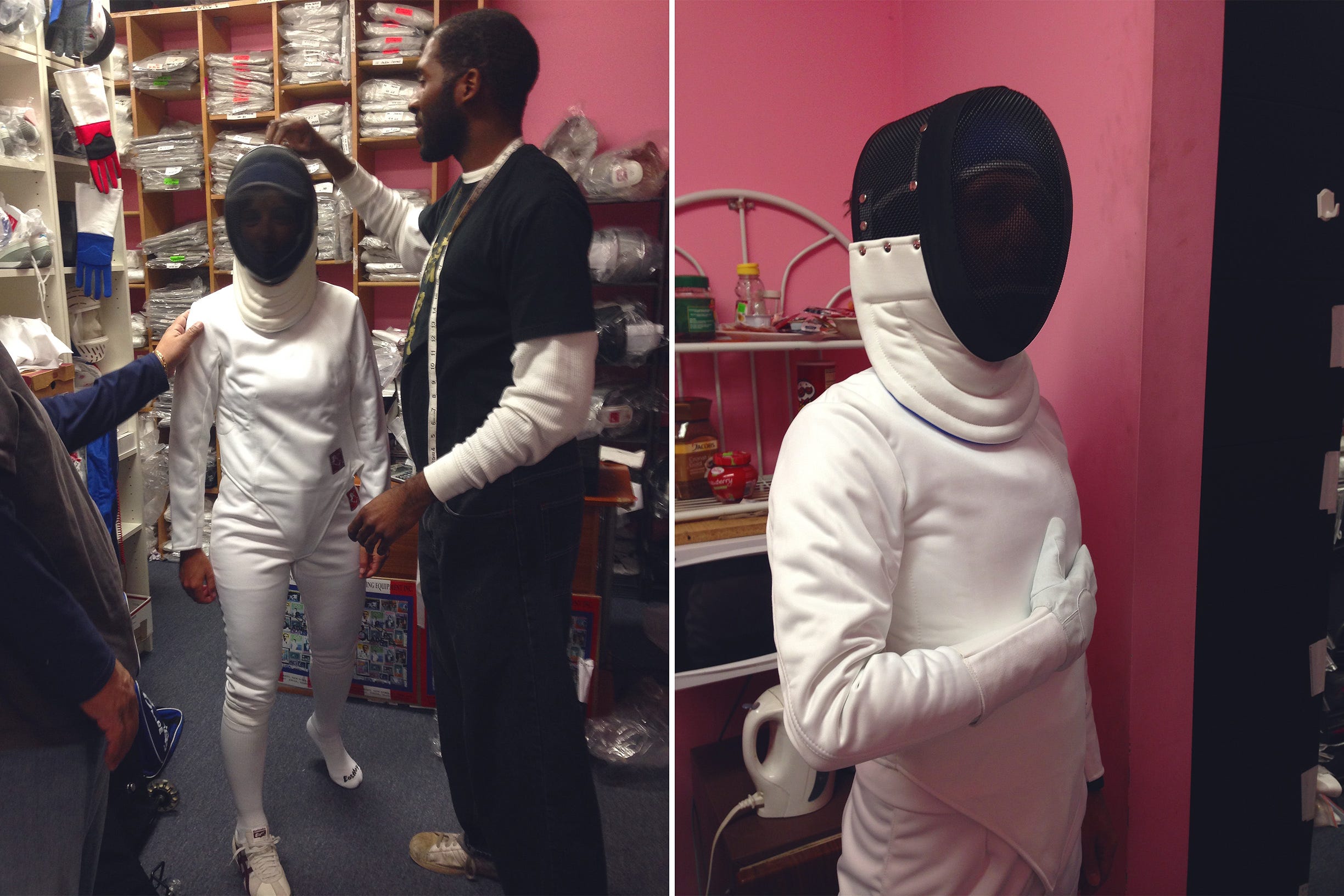 Doing business wearing GIMP suits - Anton & Irene - Medium