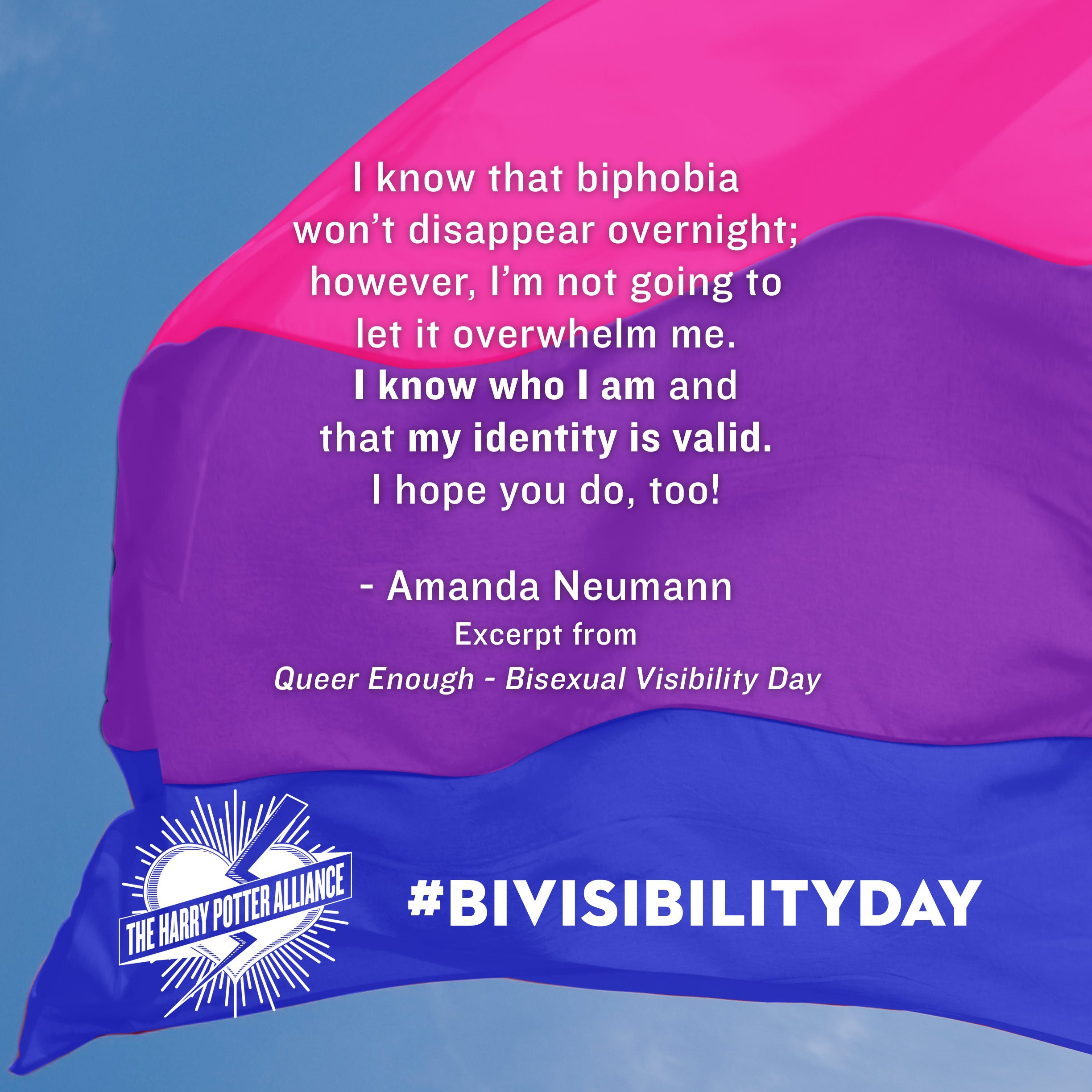 Queer Enough — Bisexual Visibility Day | by Amanda Neumann | the Wizard ...