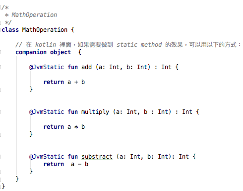 Kotlin Static Method. kotlin 採用 object 的方式去定義 static… | by Chen Felix | Medium
