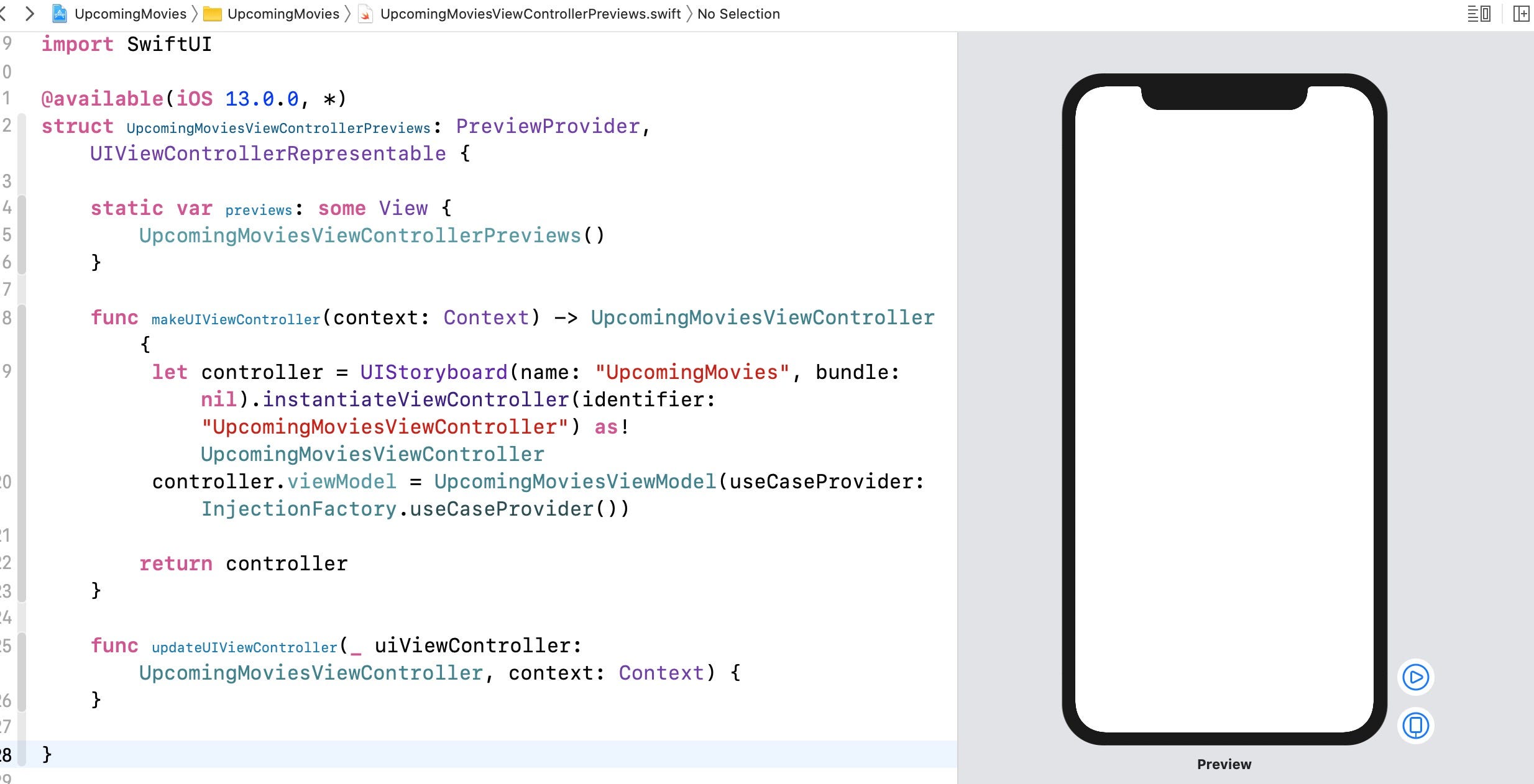 建立 Xcode 的 File Template,以 Swiftui Controller Preview 為例 0063