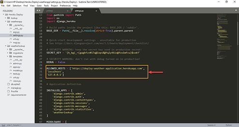 Deploying a Django Application using Heroku in Python