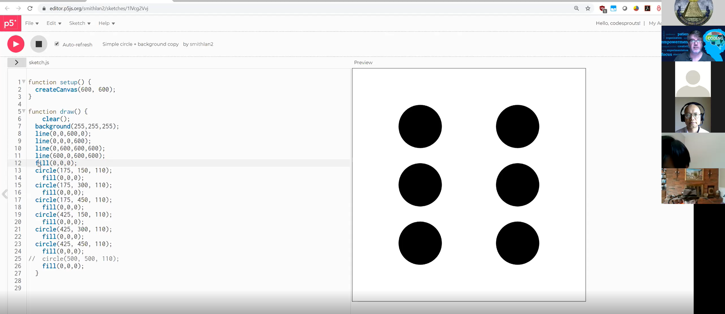 Zoom-Teaching p5.js to Children Grades 3–6 | by Processing Foundation ...