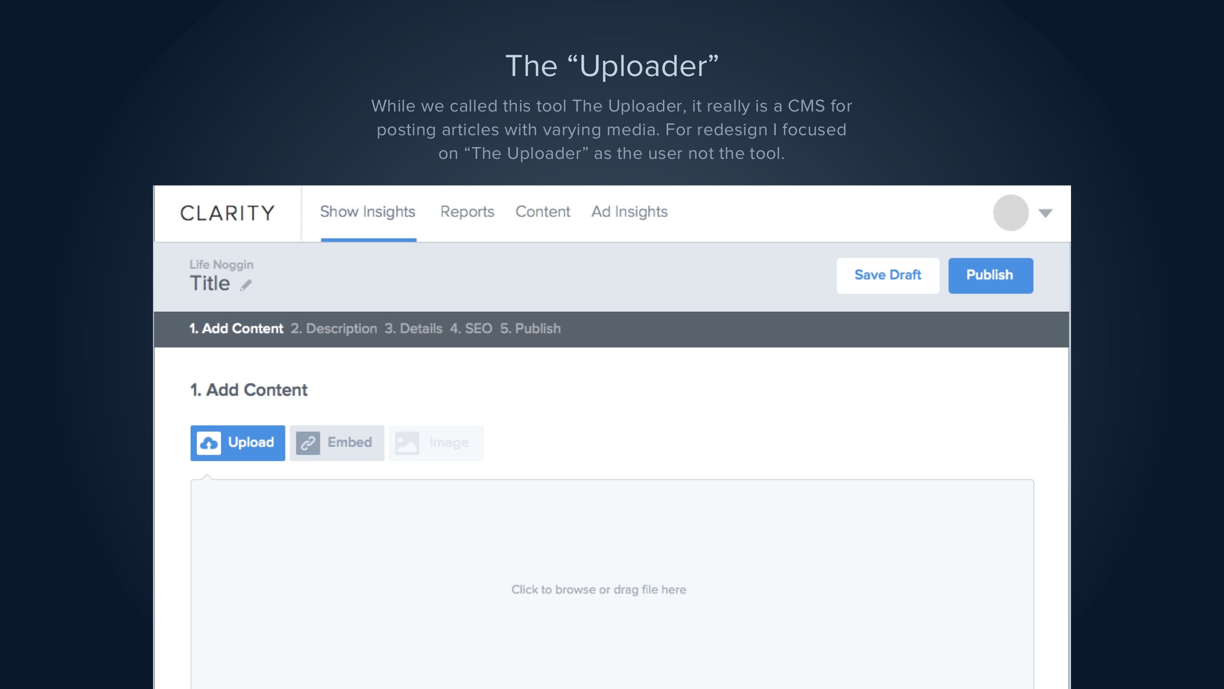 Video Publishing & Insights Dashboard | by Ryan Kirkman | Ryan Kirkman ...