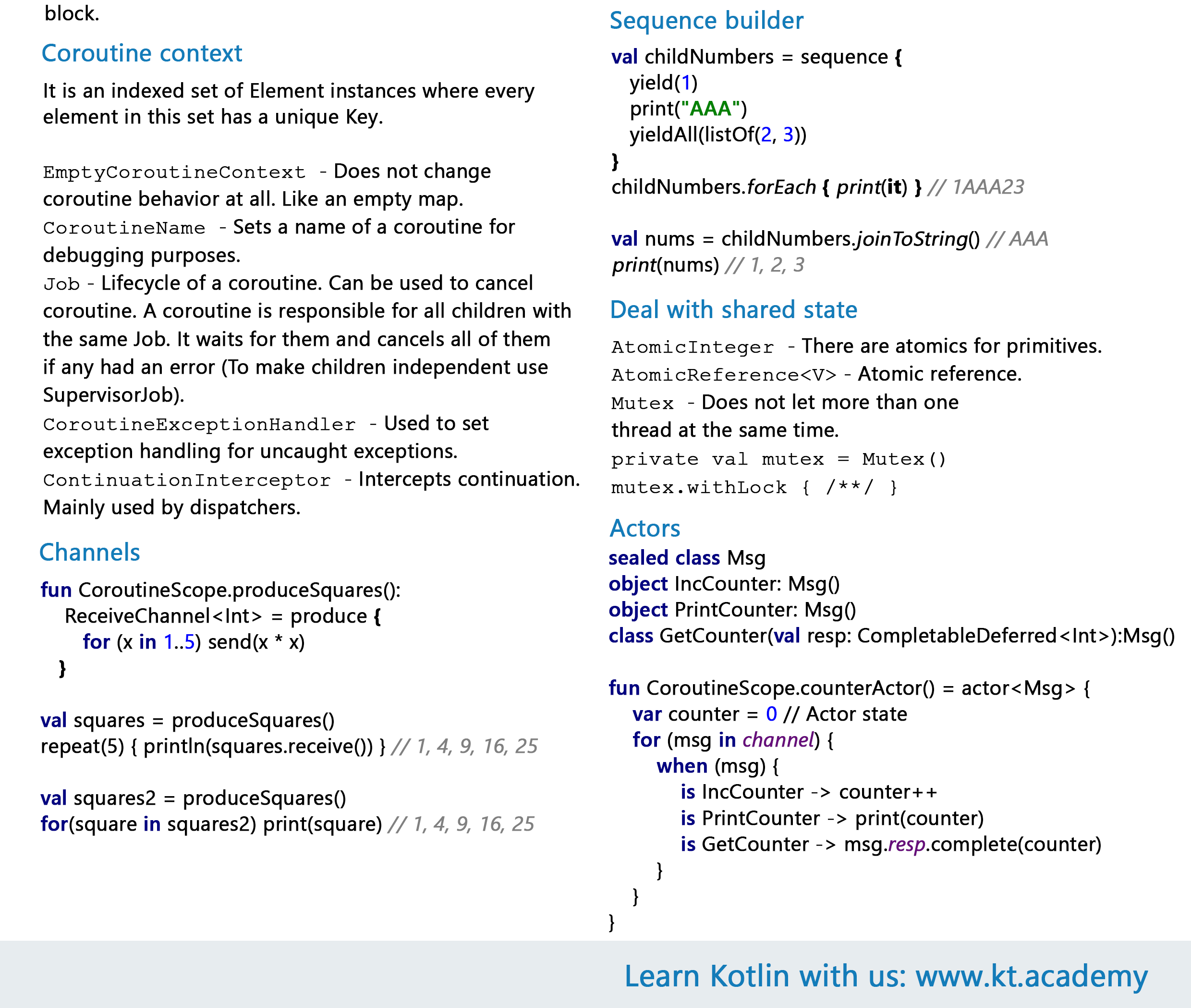 kotlin collections cheat sheet