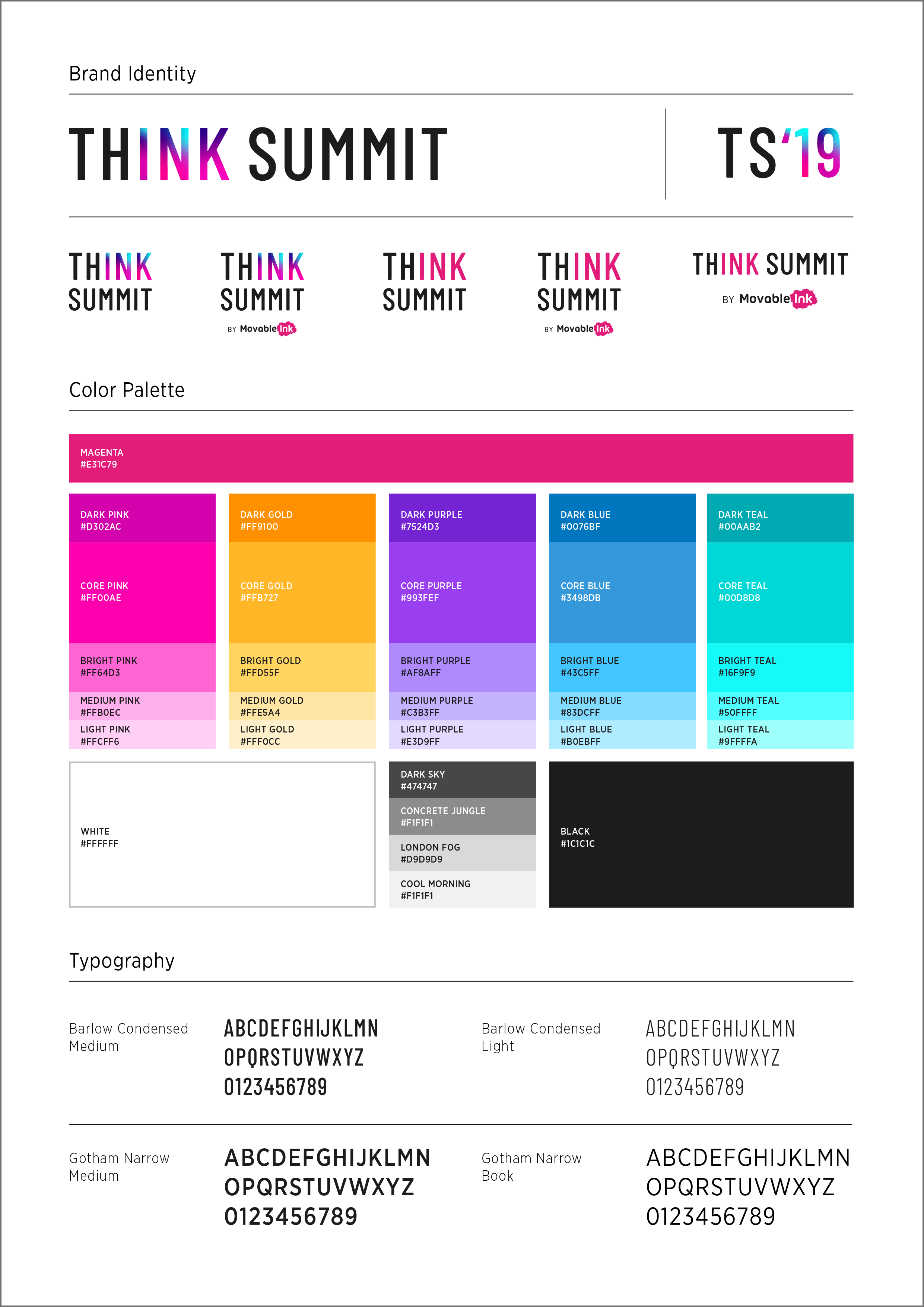 Designing Think Summit. Case Study: Event Branding &… | by Lindie ...