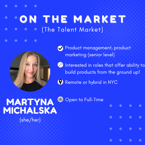 On The (Talent) Market — Martyna Michalska! | by Sara Balaban | Medium