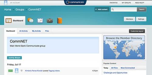 The World Bank Launches "Communicate" Intranet on Open Atrium | by Development Seed ...