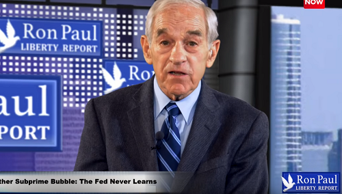 Ron Paul: Everything Is Subprime Thanks to the Federal Reserve (Video ...