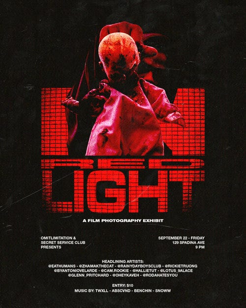 Red Light Photography Exhibit. Red Light was a photography exhibit put ...