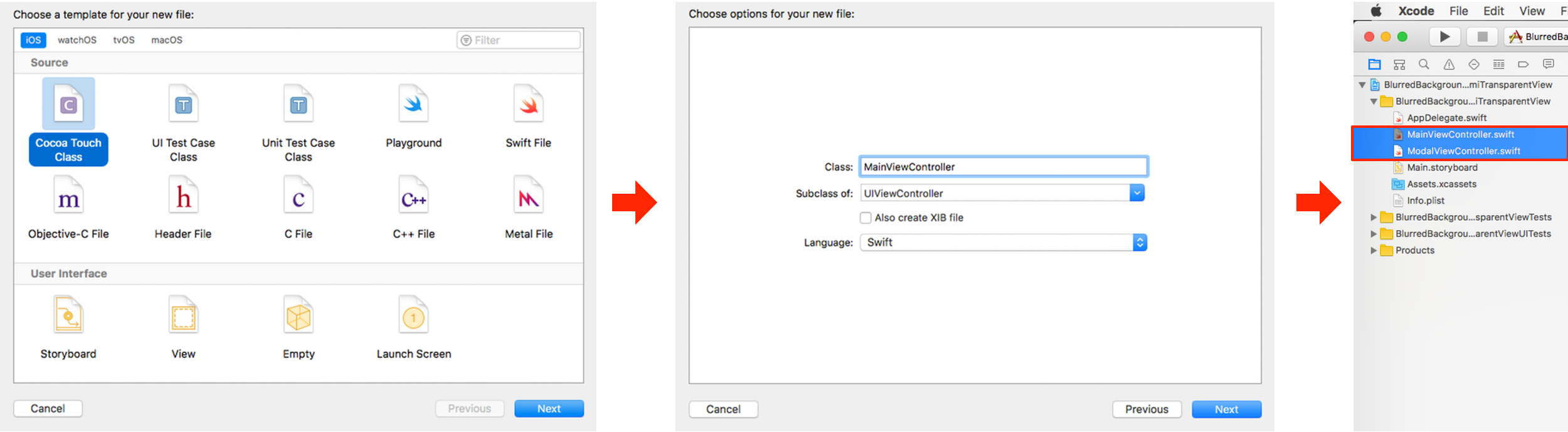 Ios Blurred Background Modal View Swift 3 Xcode Tutorial By Mohau Mpoti Medium