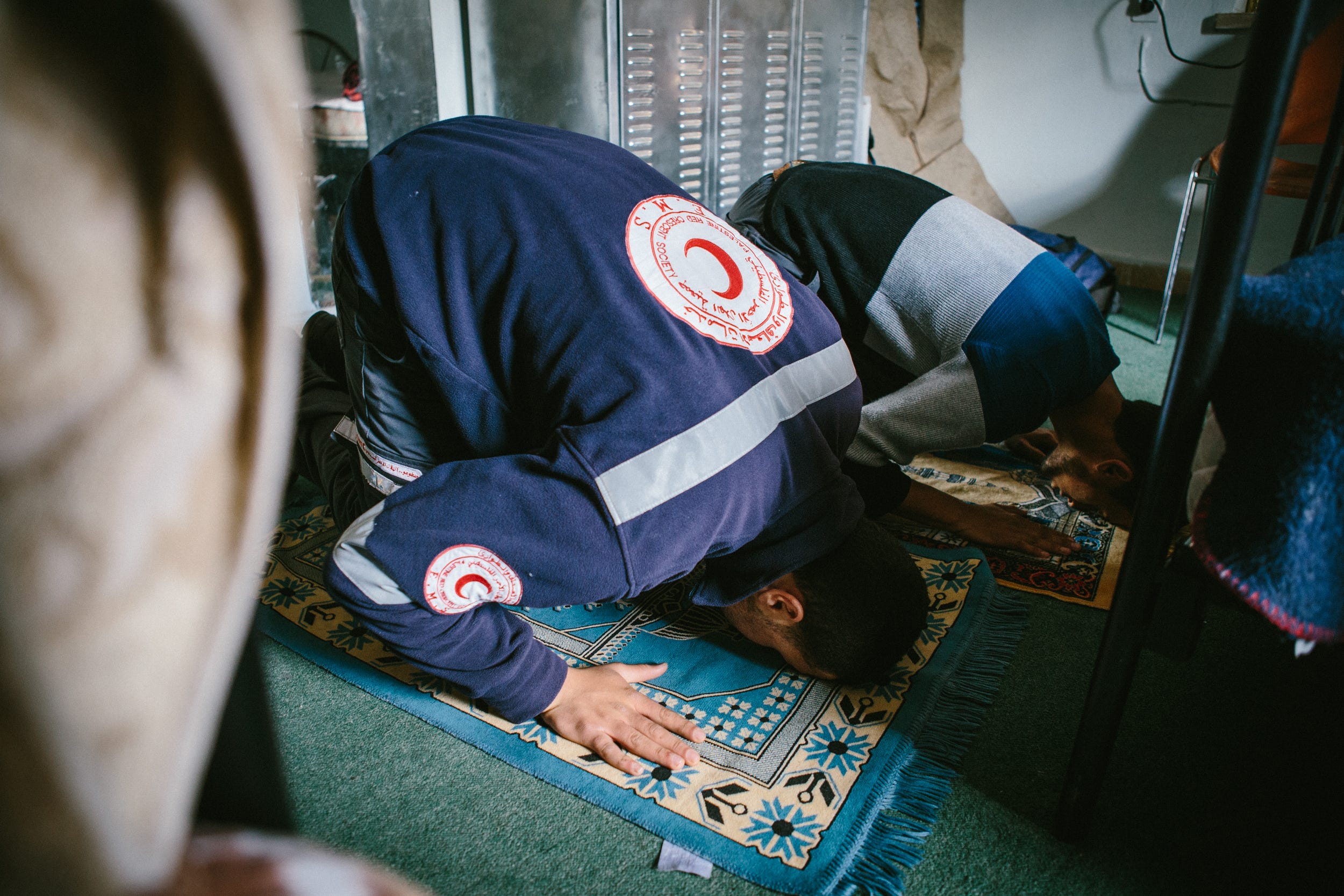 Palestinian Red Crescent. by Josh Zimber | by Josh Zimber | Medium