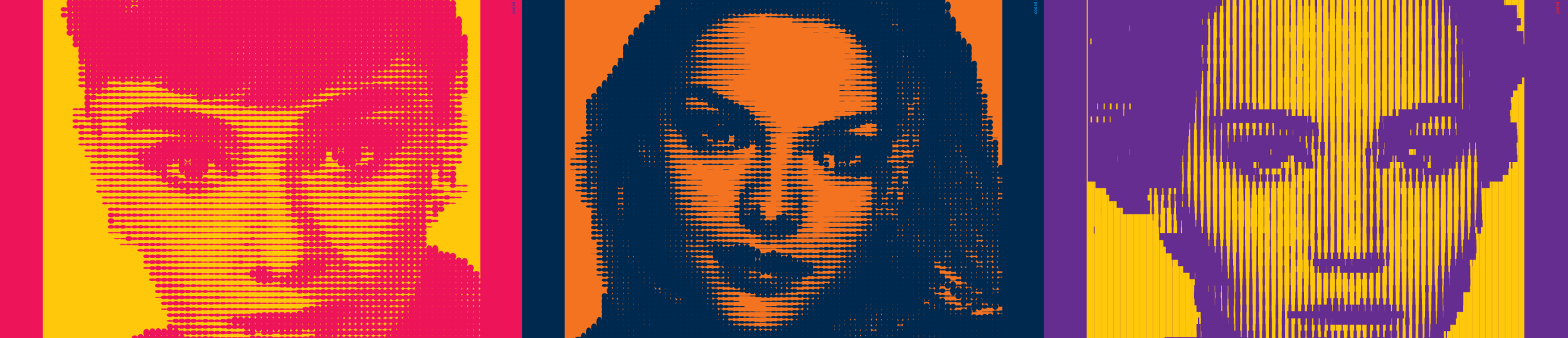 Coded portraits | GCSE mock exam. These are portraits of three ...