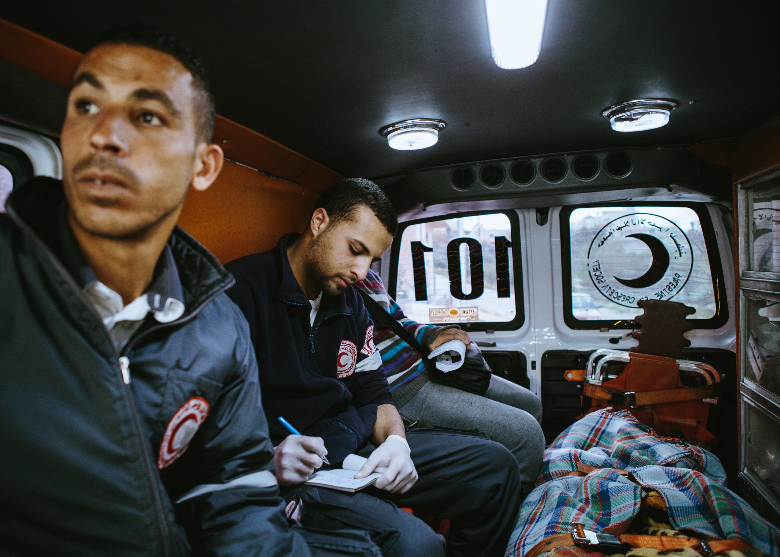 Palestinian Red Crescent. by Josh Zimber | by Josh Zimber | Medium