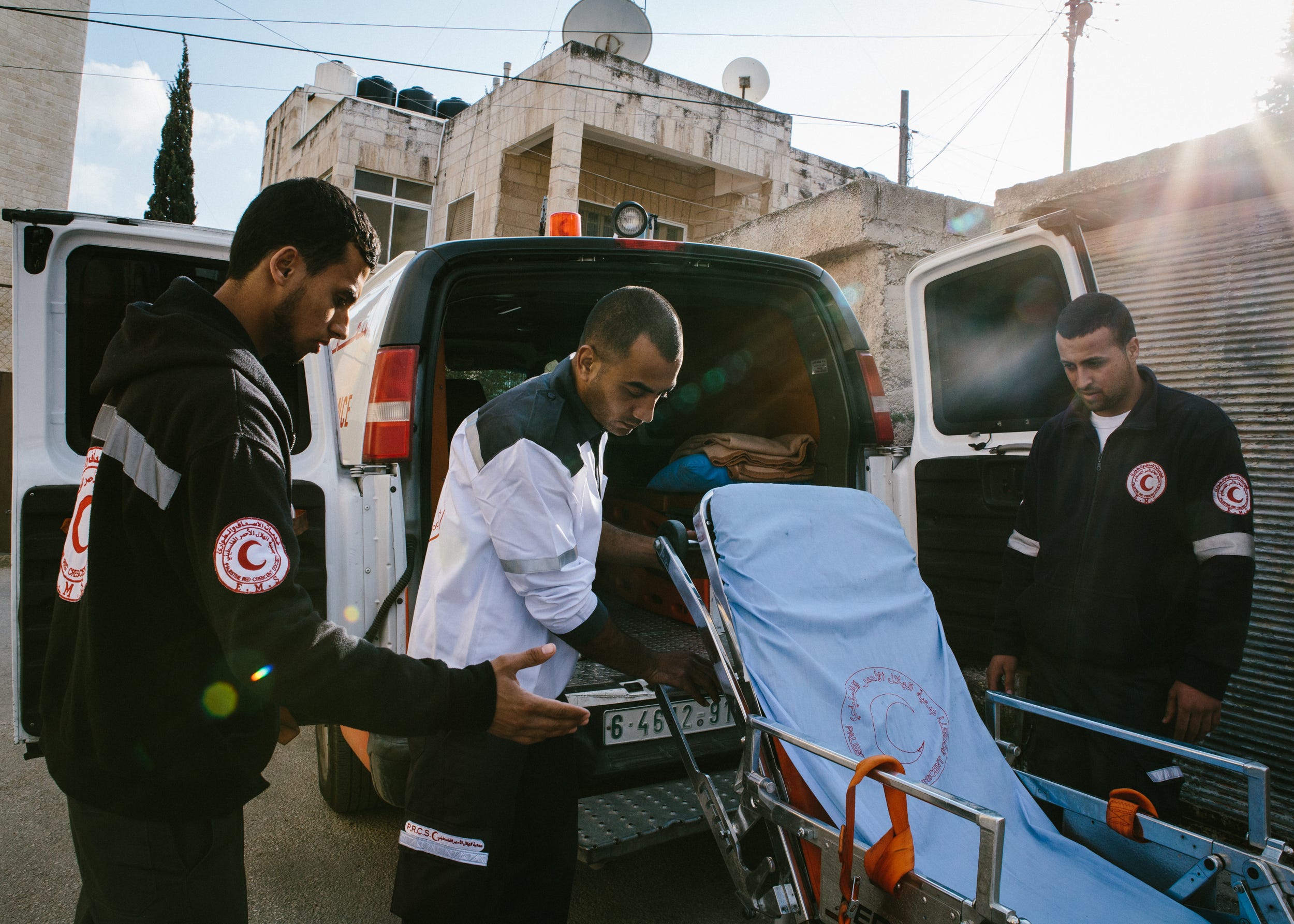 Palestinian Red Crescent. by Josh Zimber | by Josh Zimber | Medium