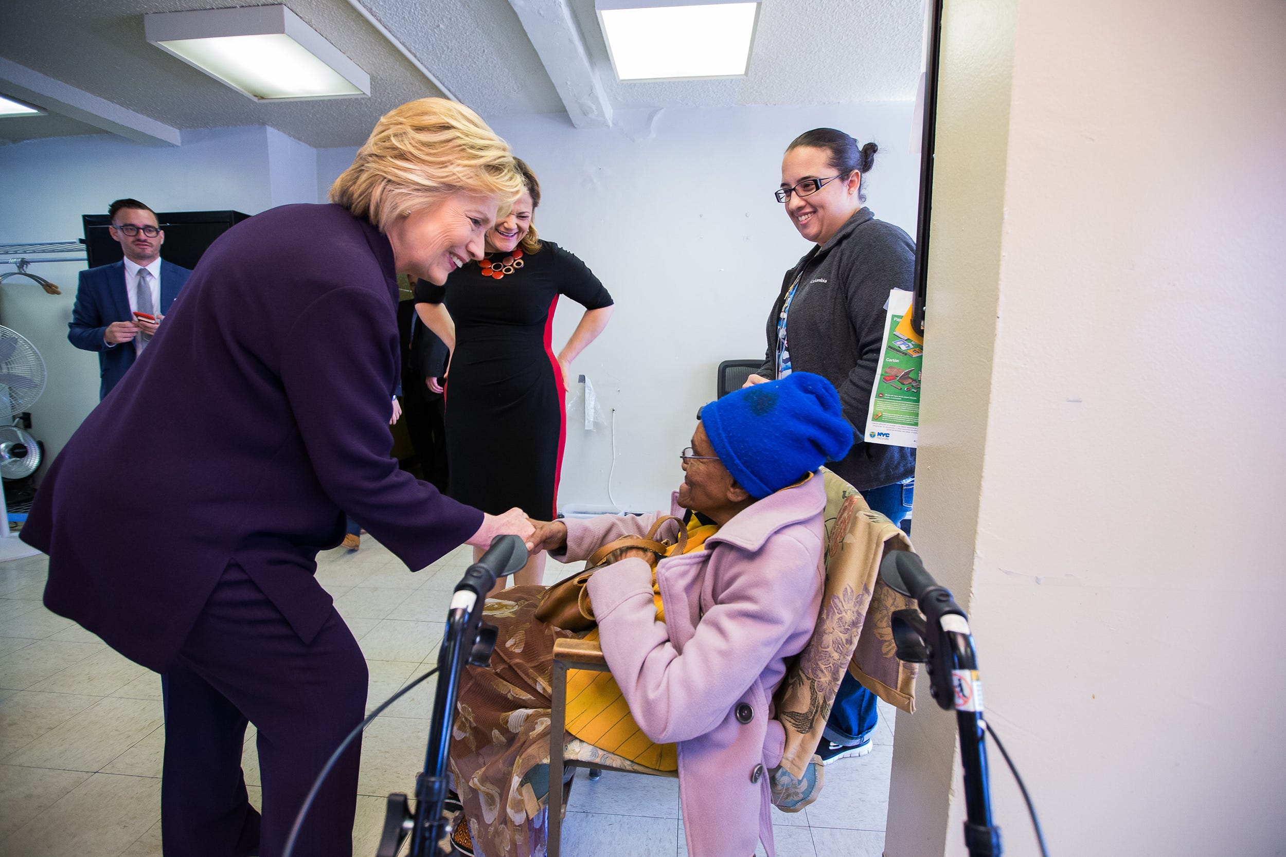 Behind-the-scenes photos from Hillary Clinton’s day in East Harlem | by ...