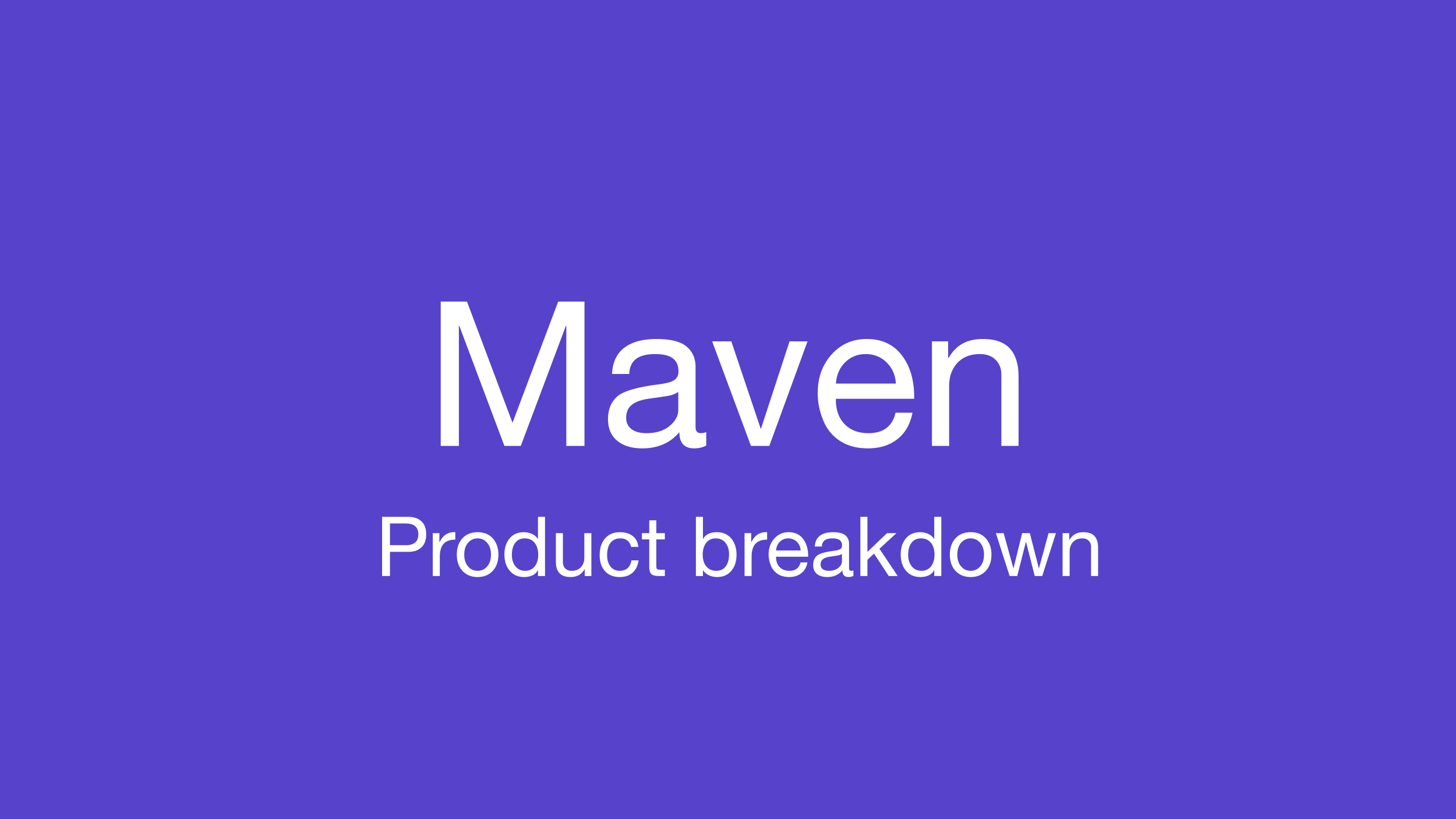 Maven.com Product Breakdown. A deep-dive on one of the newest and… | by ...
