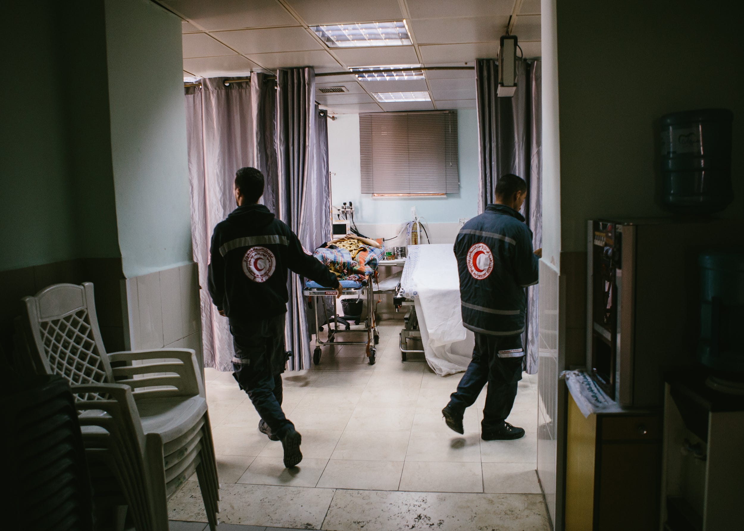 Palestinian Red Crescent. by Josh Zimber | by Josh Zimber | Medium