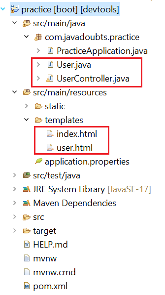 Java Tutorial - Spring Boot Thymeleaf - Javadoubts