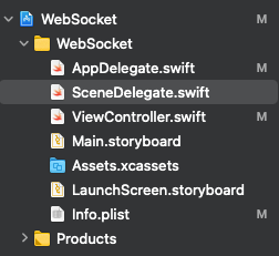 WebSocket-Swift 3.將SceneDelegate移除 4.到Info.plist 將Application Scene Mainfest移除 5.到AppDelegate 加入 ...