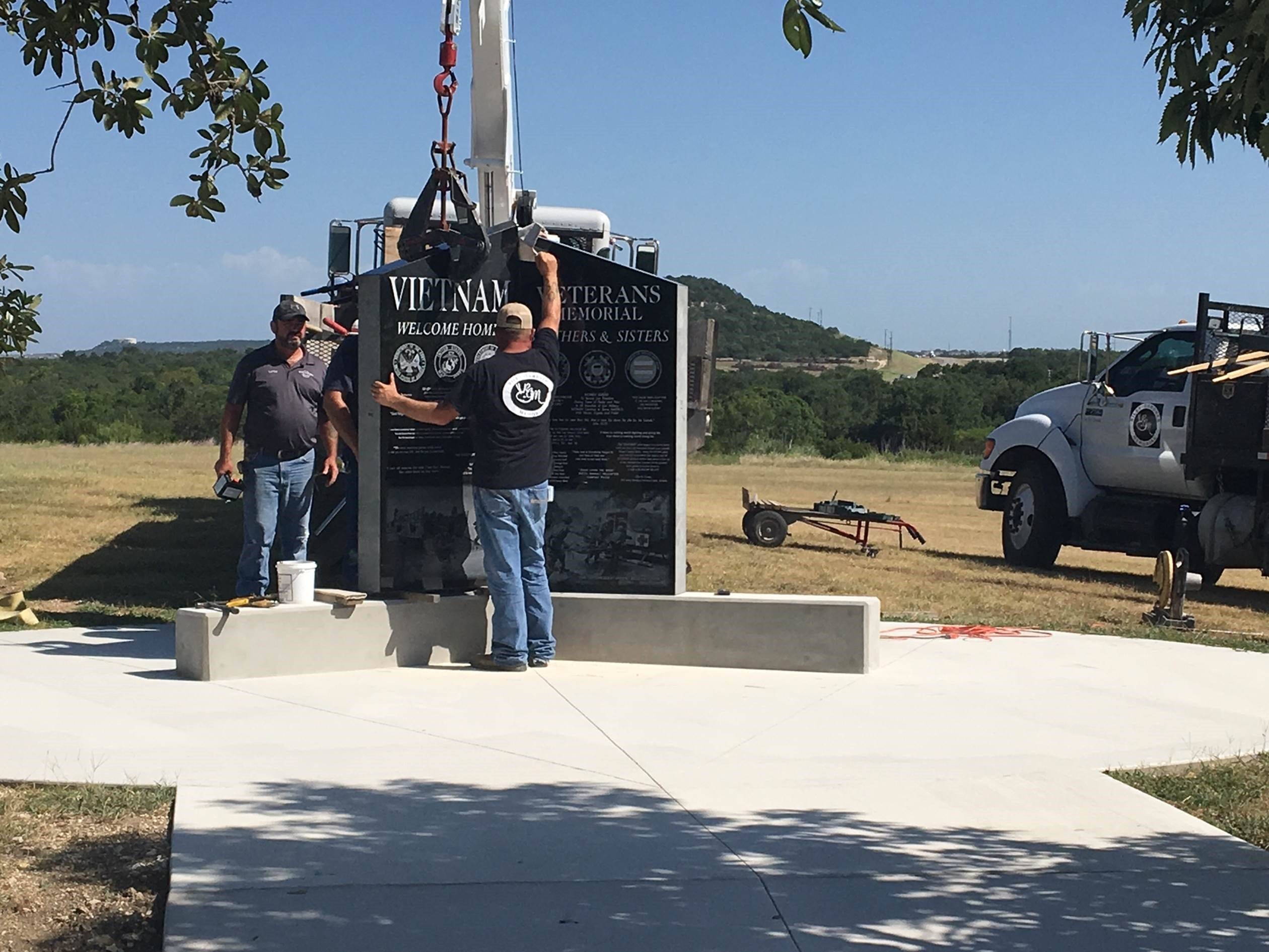 Vietnam Veterans Memorial Dedication Ceremony At Texas State Veterans