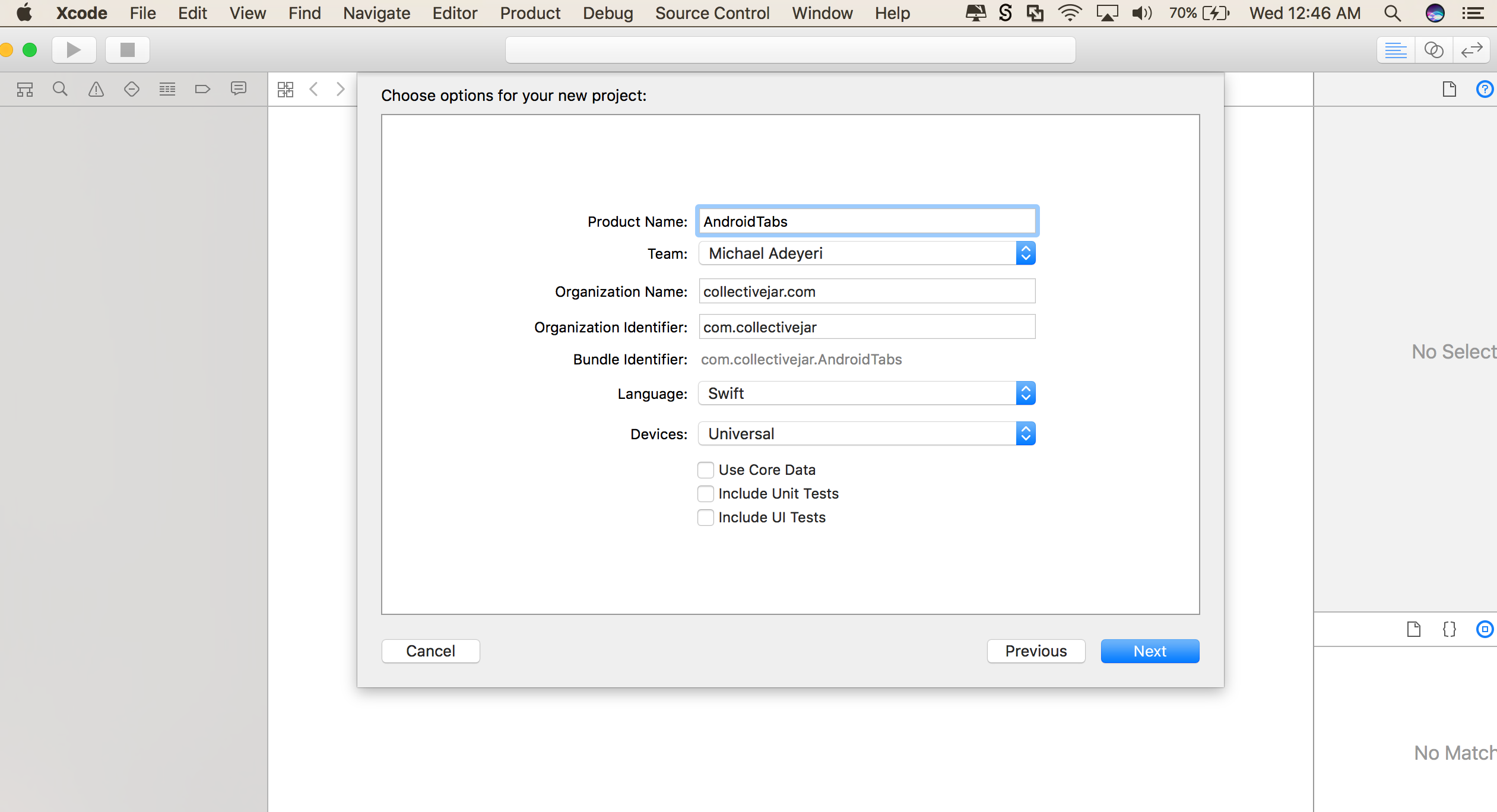 How to implement Android-Like Tab Layouts in iOS using swift 3