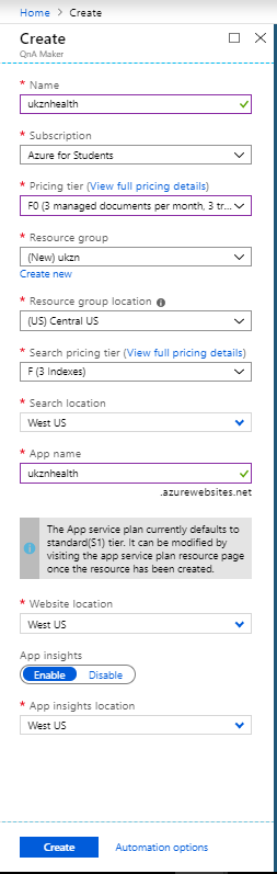 Tutorial : Azure QnA Maker Chatbot for Students | by Fanie Nocholas ...