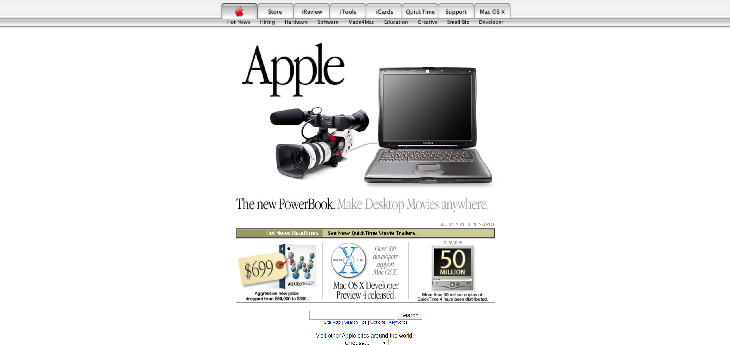 Timeless web design: Online portfolios today — and in the year 2000 ...