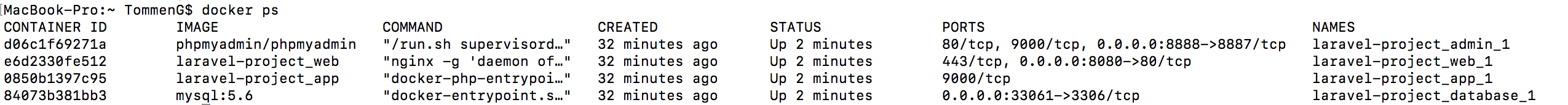 Environment สำหรับพัฒนา PHP (Laravel) โดย Docker | by Teeraphat Boonthamtanarung | Grean ...