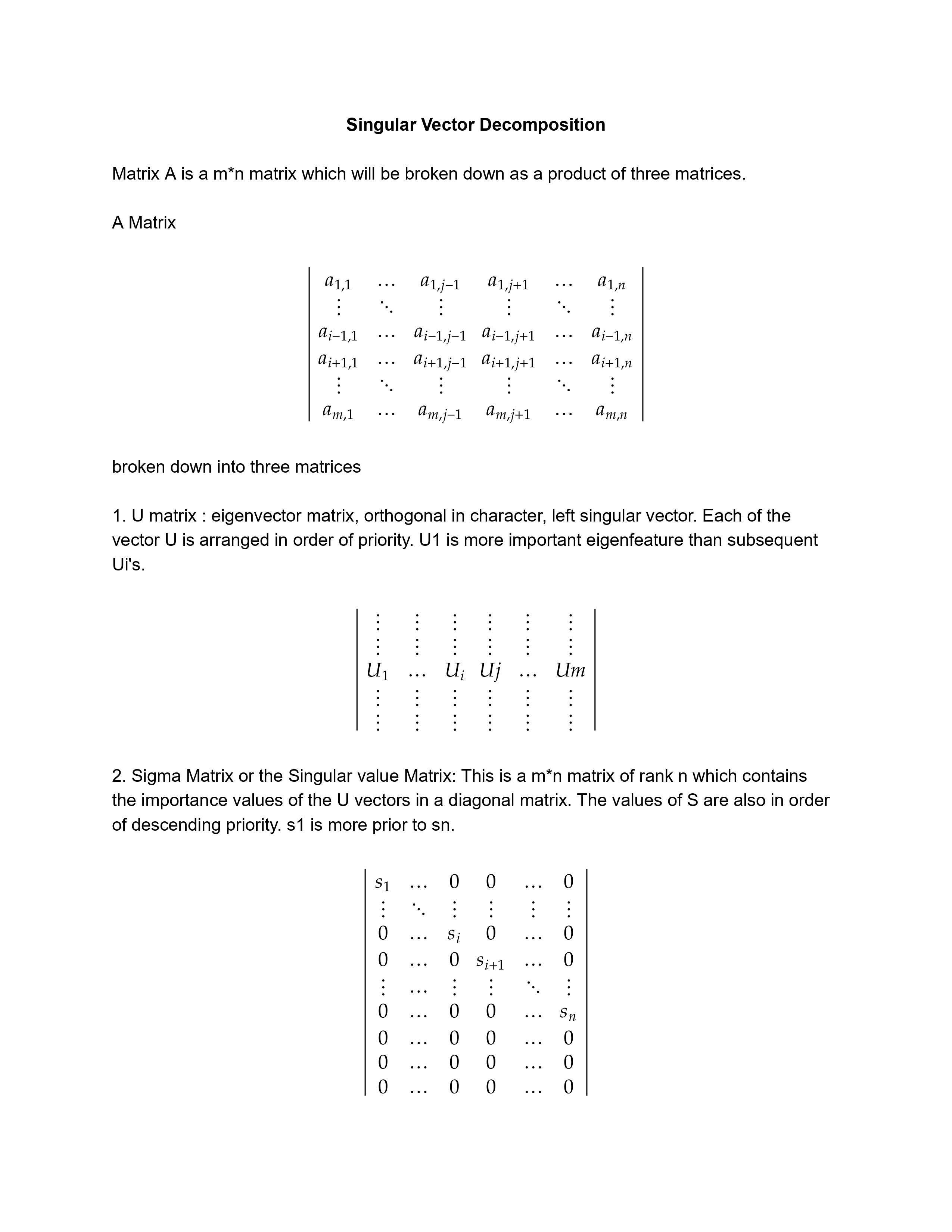 Dimensionality Reduction Singular Vector Decomposition Svd By The Imperfects Ai Sep 2021