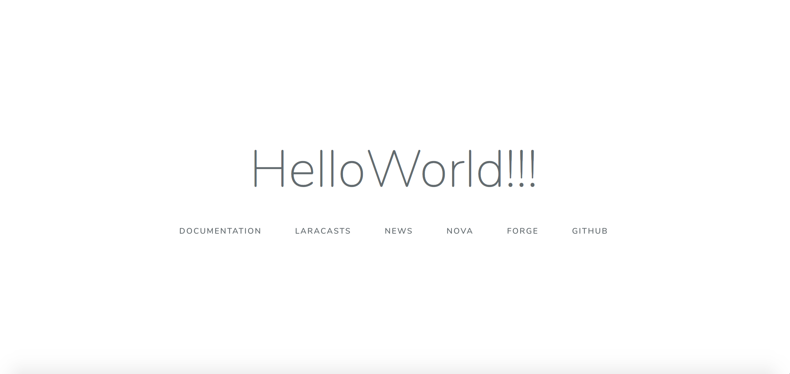 Hello World Laravel !. PHP Laravel Framework — Hello World! | by Panda | From Zero To Hero | Medium