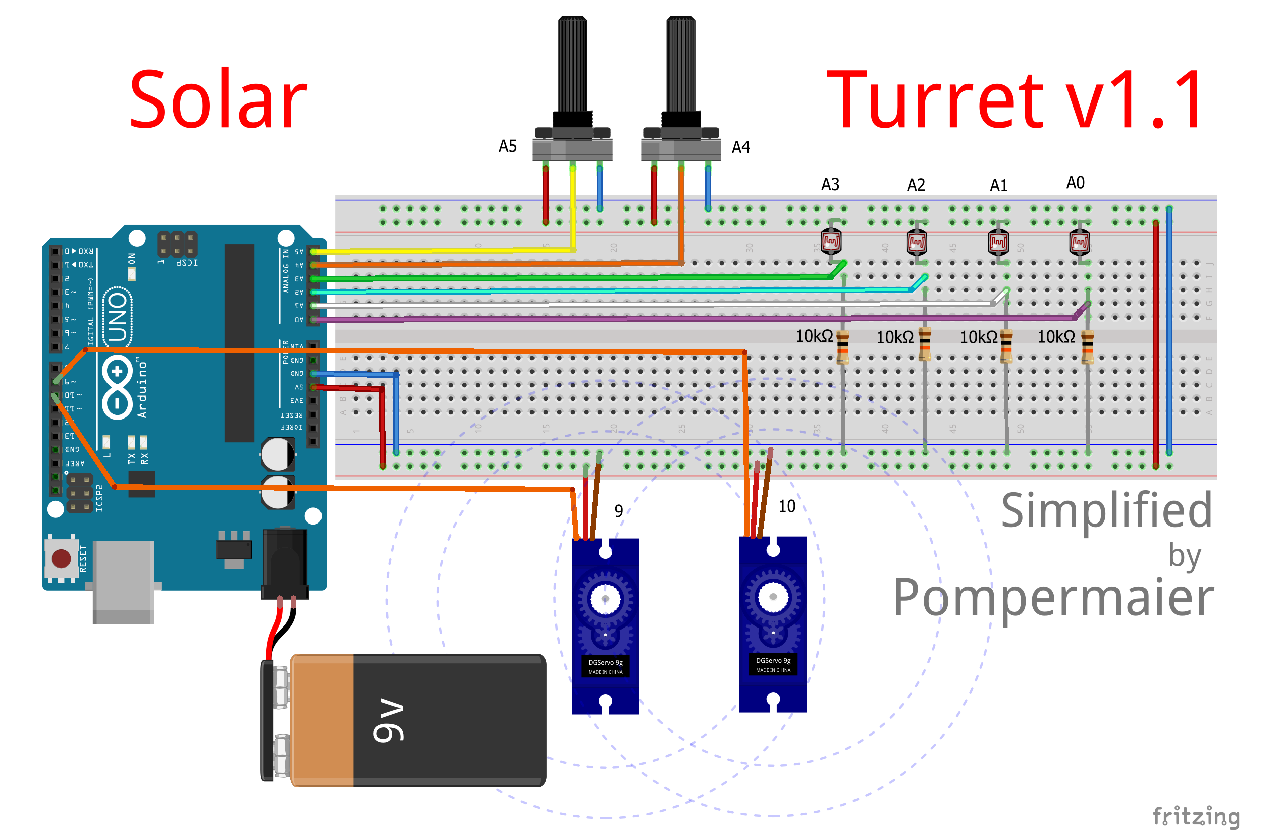 Solar Turret V 1.1. Improving Design 4 Learning More —… | by J3 ...