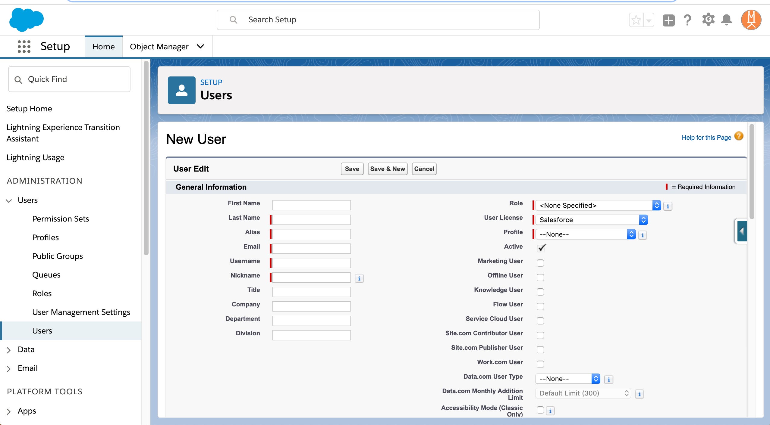 Salesforce Faqs How To Create A User By Chris Stegall Creme De La Crm Medium
