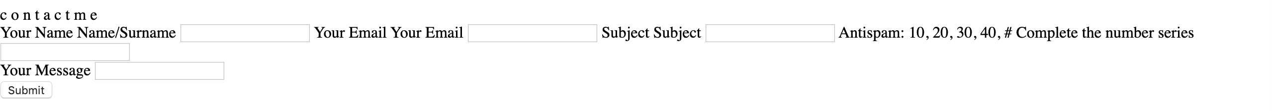 How I create a Contact Us form using Flexbox | by aliceyt | The Startup ...