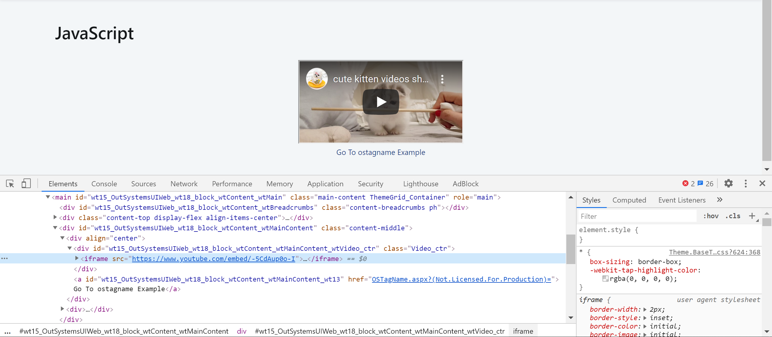 HTML tips and tricks in OutSystems | by Negin Nafissi | ITNEXT