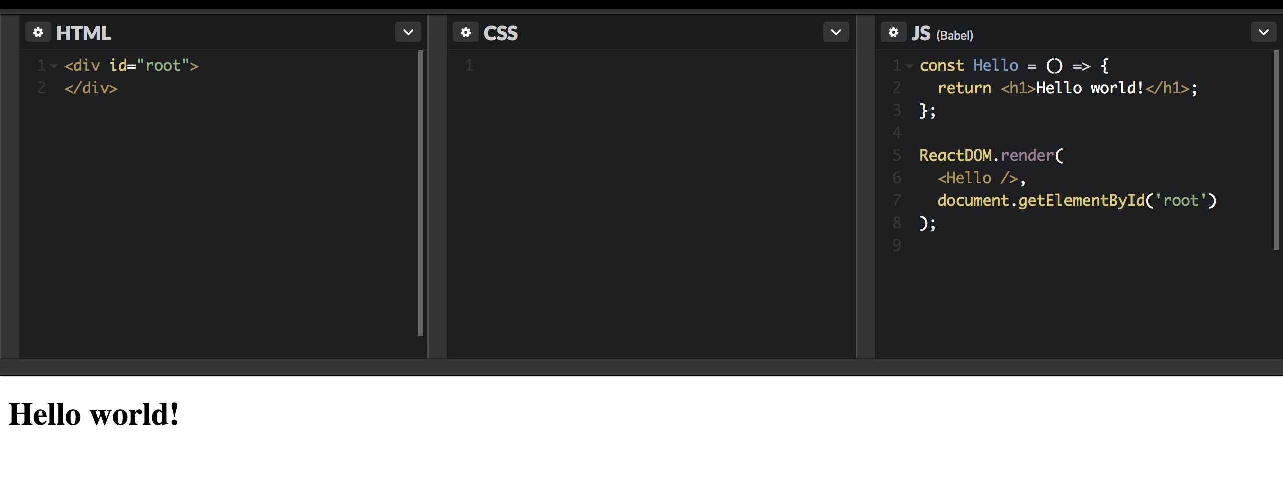 Creating a simple React component | by Trey Alexander Davis | Byte-sized React | Medium