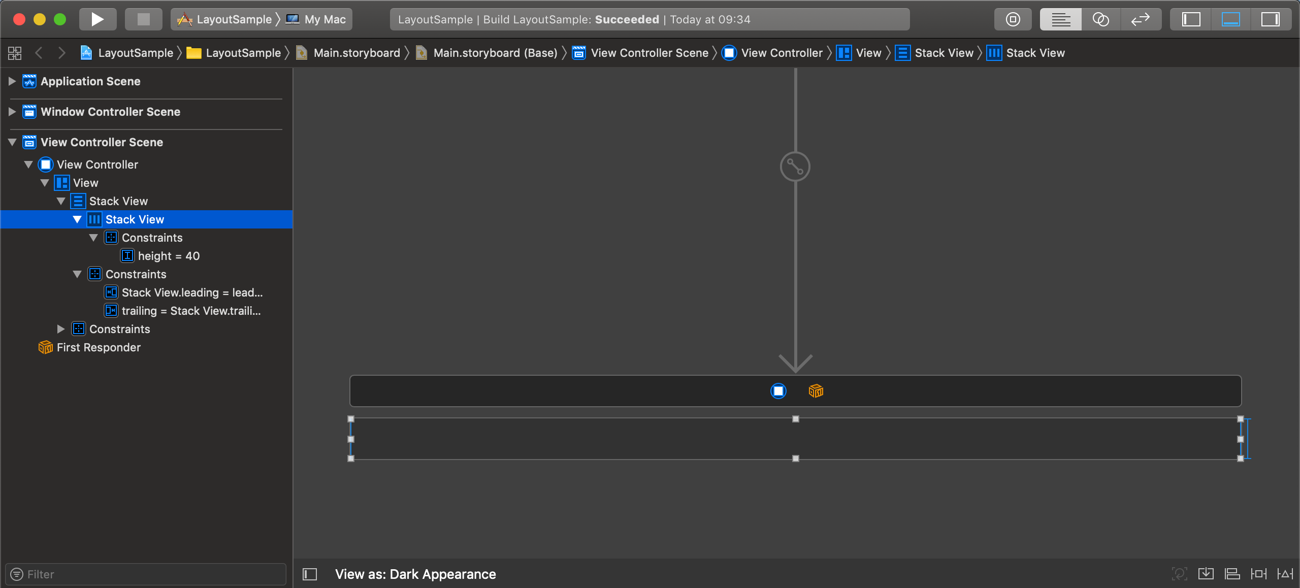 Stack layout with Interface Builder - Swift sections - Medium